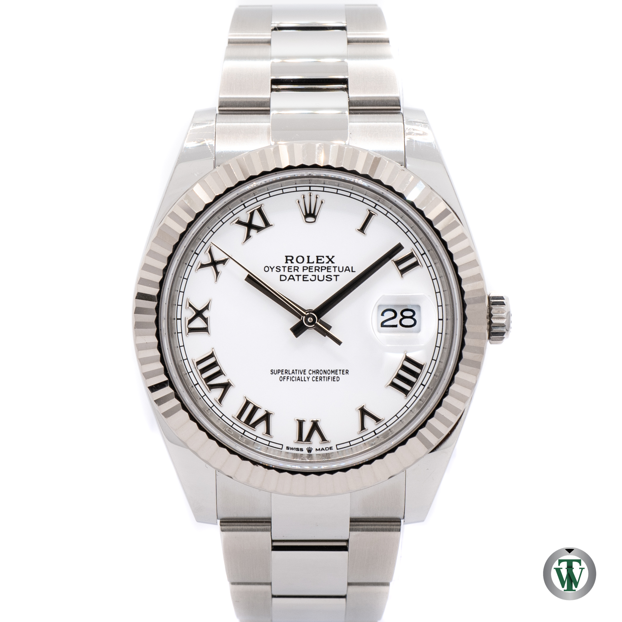 Rolex Datejust 41 White Roman Dial 2021 | Used Rolexes | TopNotch Watch